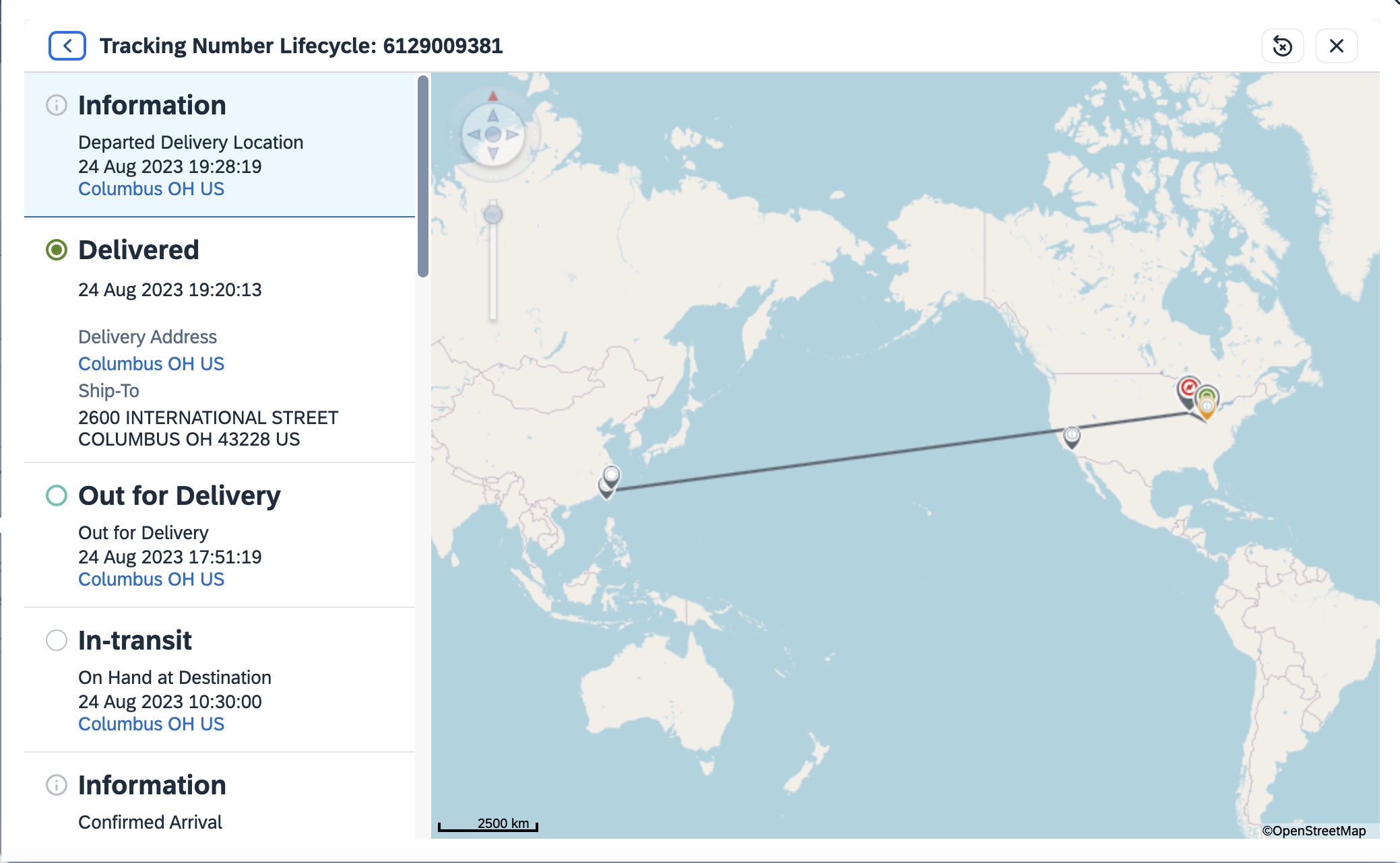Using Route Maps to View the Lifecycle of a Package – Intelligent Logistics