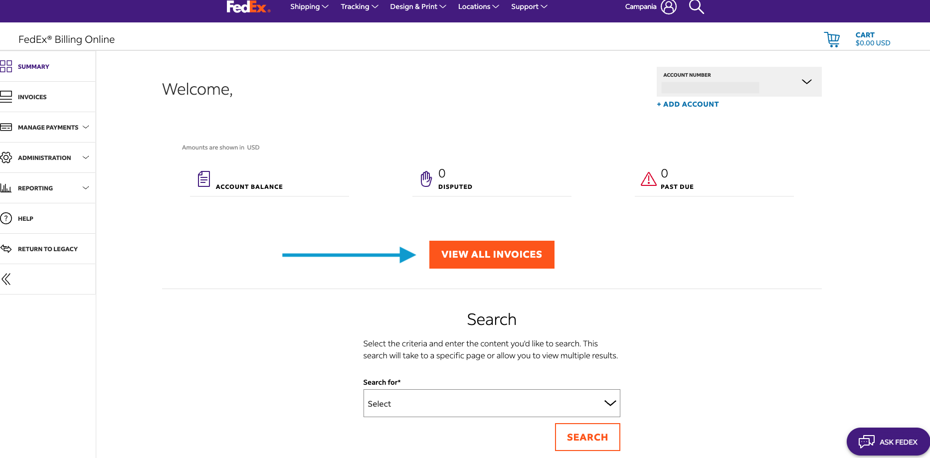 FedEx - View and Download FedEx Invoice Files – Intelligent Logistics