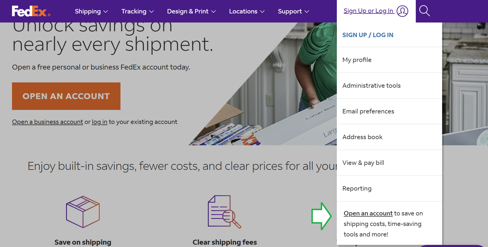 FedEx - How to Create an Online Account? – Intelligent Logistics