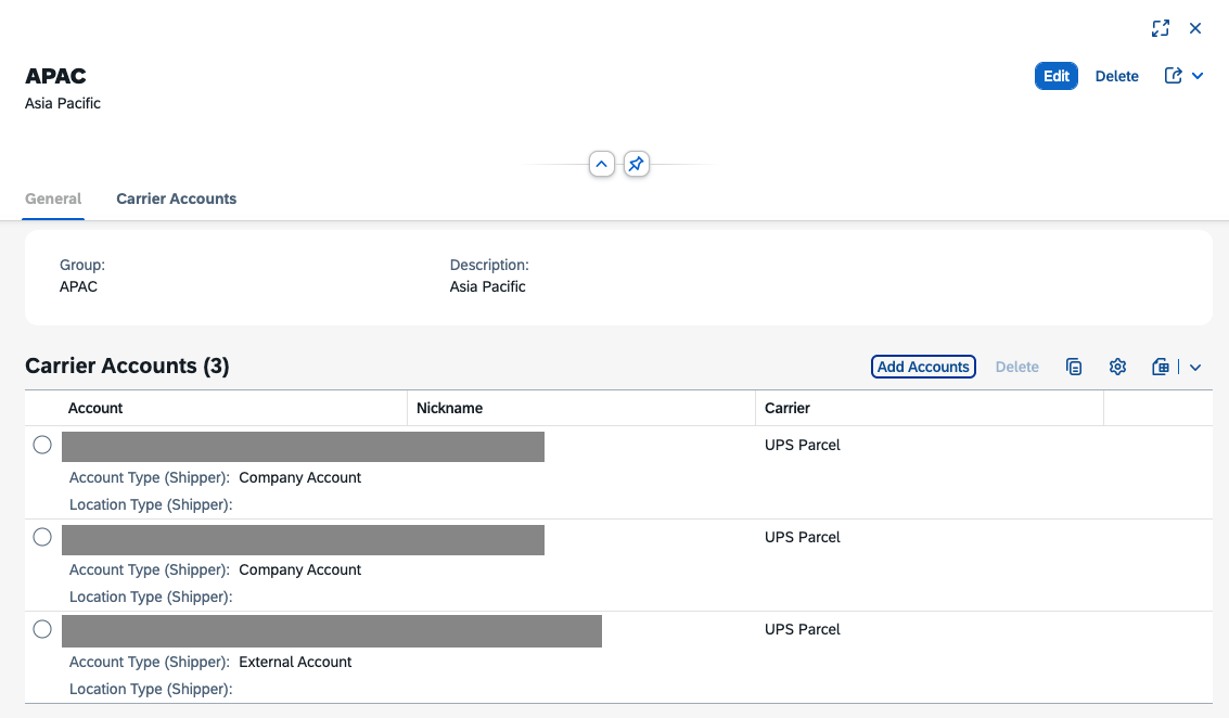 How to Create Carrier Account Groups – Intelligent Logistics