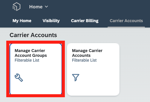 How to Create Carrier Account Groups – Intelligent Logistics